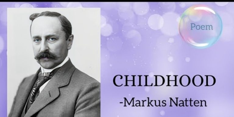 Markus Natten Biography: Renowned Poet's Life and Works Markus Natten ...