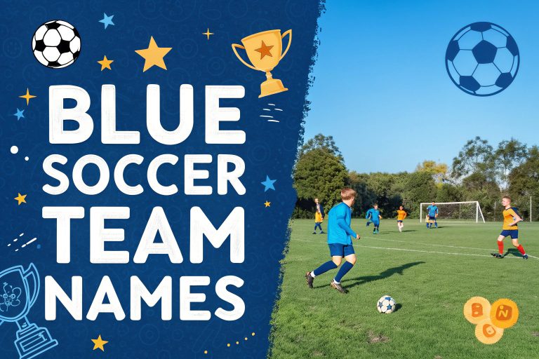 Blue Soccer Team Names: Creative and Unique Ideas