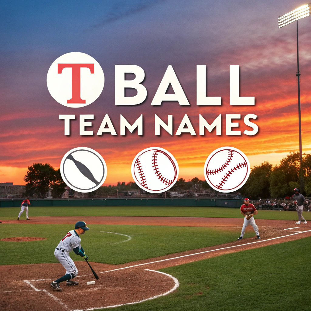 T Ball Team Names That Will Ignite Team Spirit and Fun