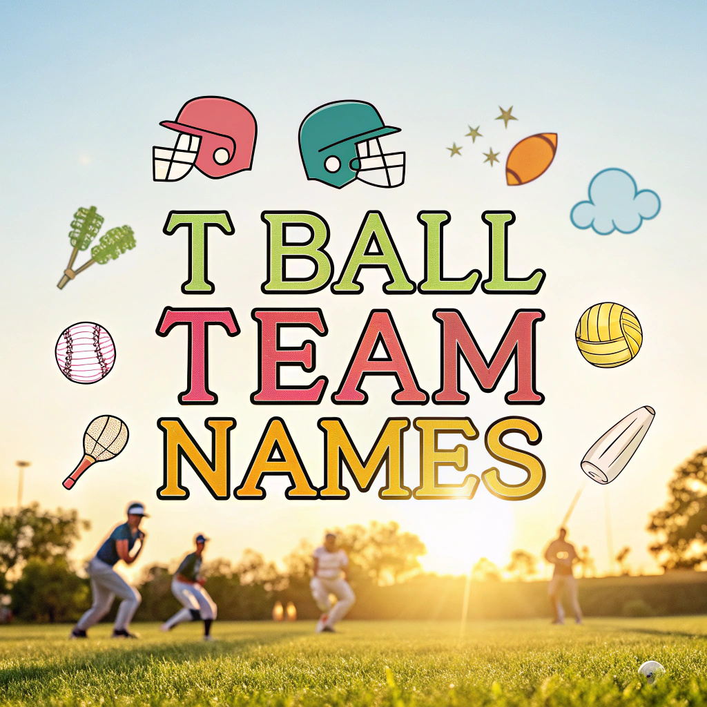T Ball Team Names That Will Ignite Team Spirit and Fun