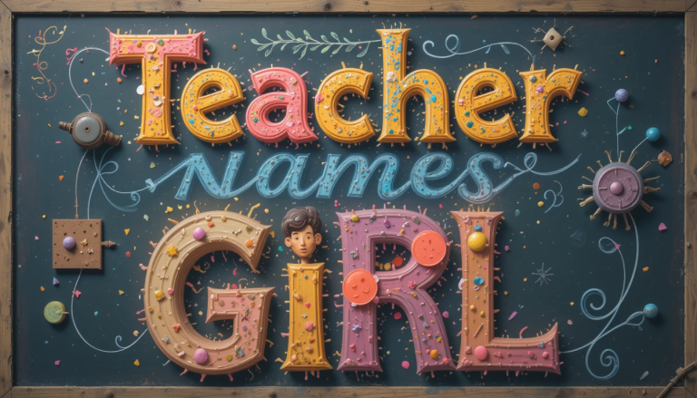Teacher Names for Girls: A Guide to Choosing the Perfect Name