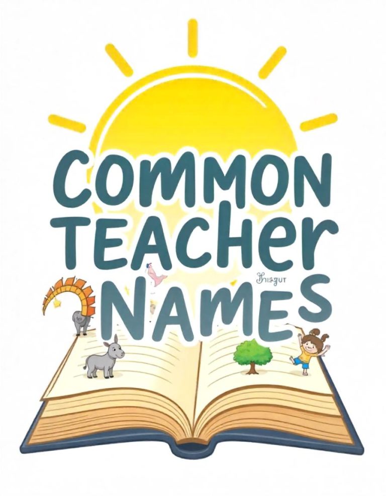 15 Best Common Teacher Names You Need To Know