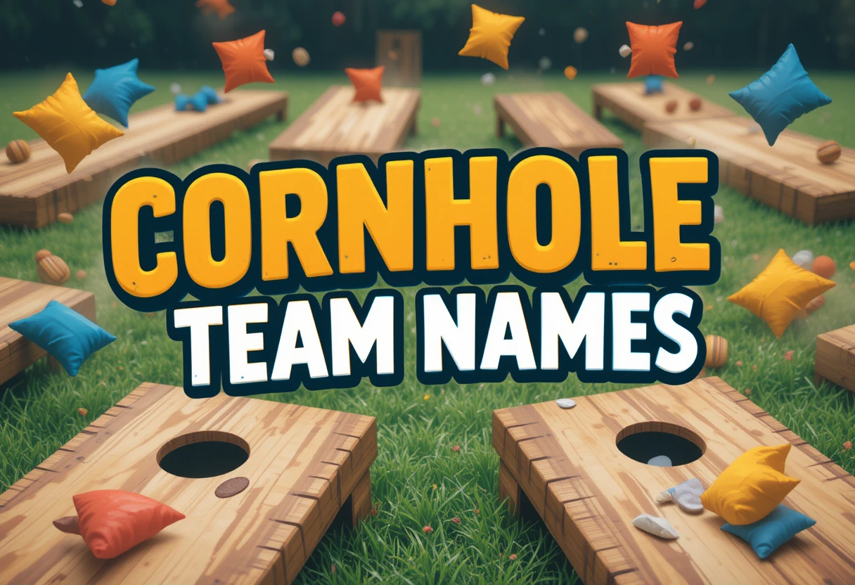 Cornhole Team Names: Fun and Creative Ideas for Your Team